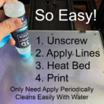 3D Print Stick – Bed Adhesion Applicator XL | 3D Print Stick XL