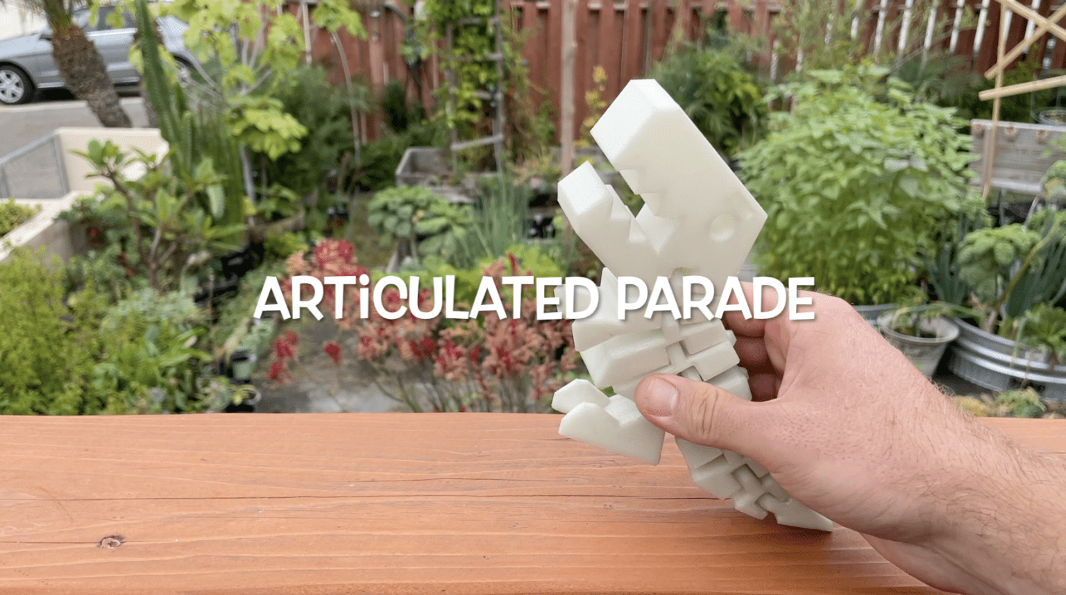 Articulated Animal Parade | 3D Print Stick XL
